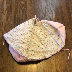 Jacadi | Accessories | Jacadi Pink And Floral Bunting Bag | Poshmark
